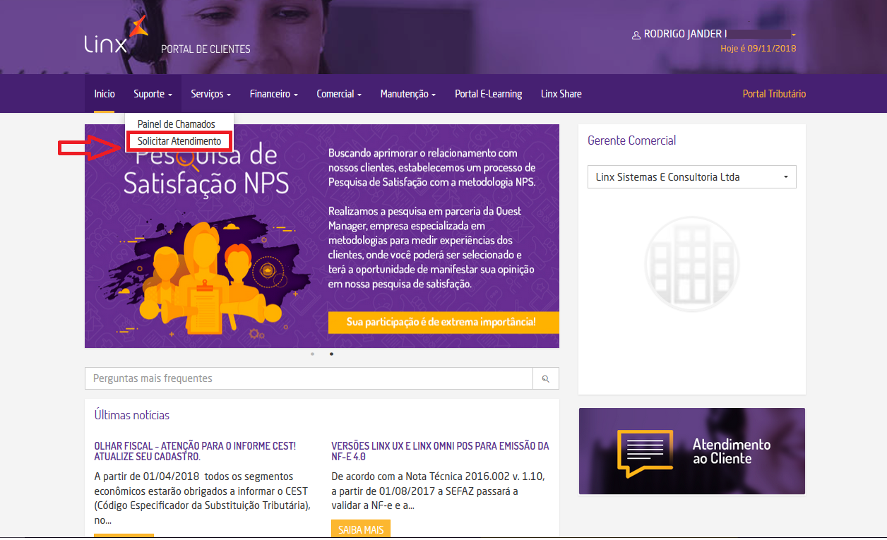 Visita Virtual - LOGMEIN (Acesso Remoto) - Food Service - Linx Share